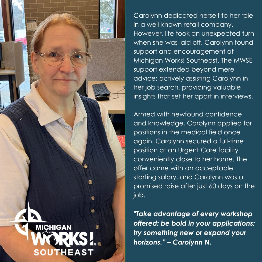 Carolynn N. – Michigan Works! Southeast